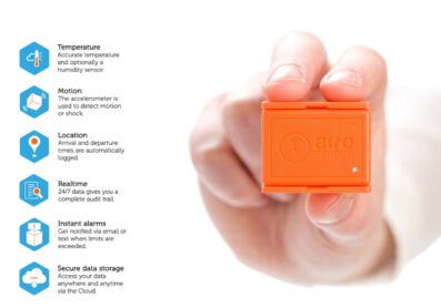 SenseAnwhere produces automated temperature monitoring data solutions