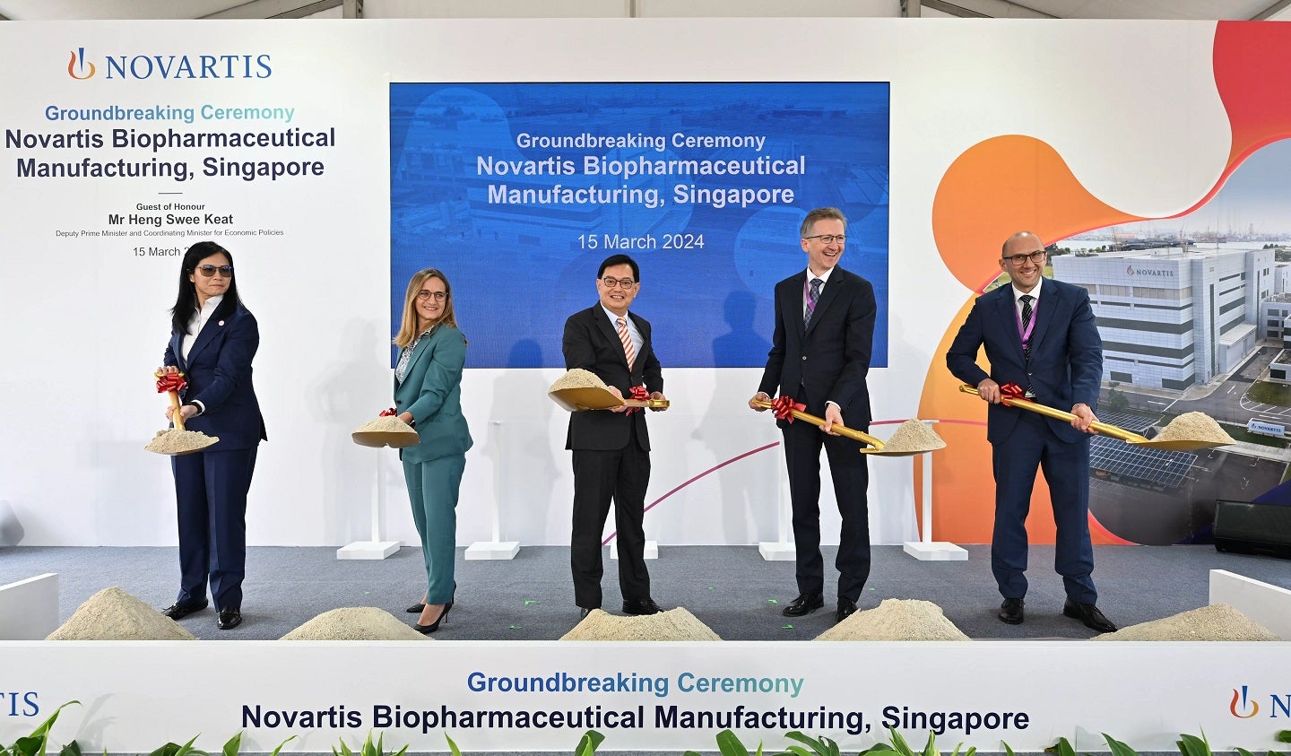 Novartis begins expansion of Singapore biopharmaceutical plant