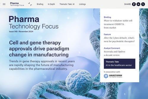 Pharma Technology Focus Magazine - Pharmaceutical Technology