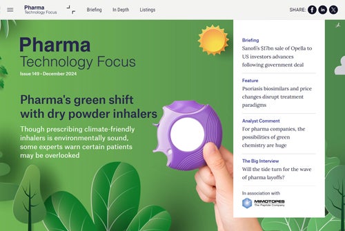 Pharma Technology Focus Magazine - Pharmaceutical Technology
